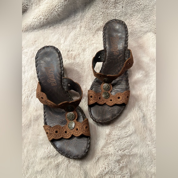 Tsonga | Shoes | Tsonga Brown Handcrafted Leather Open Toe Sandals Size ...